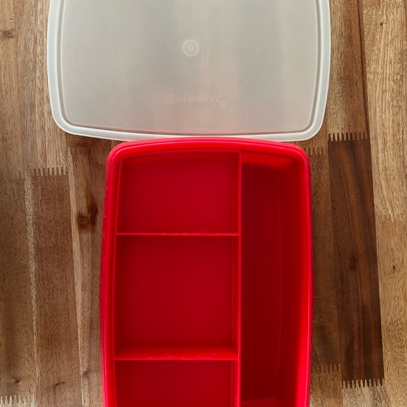 Tupperware | Kitchen | Vintage Tupperware Stowngo Set Red Tuppercraft ...